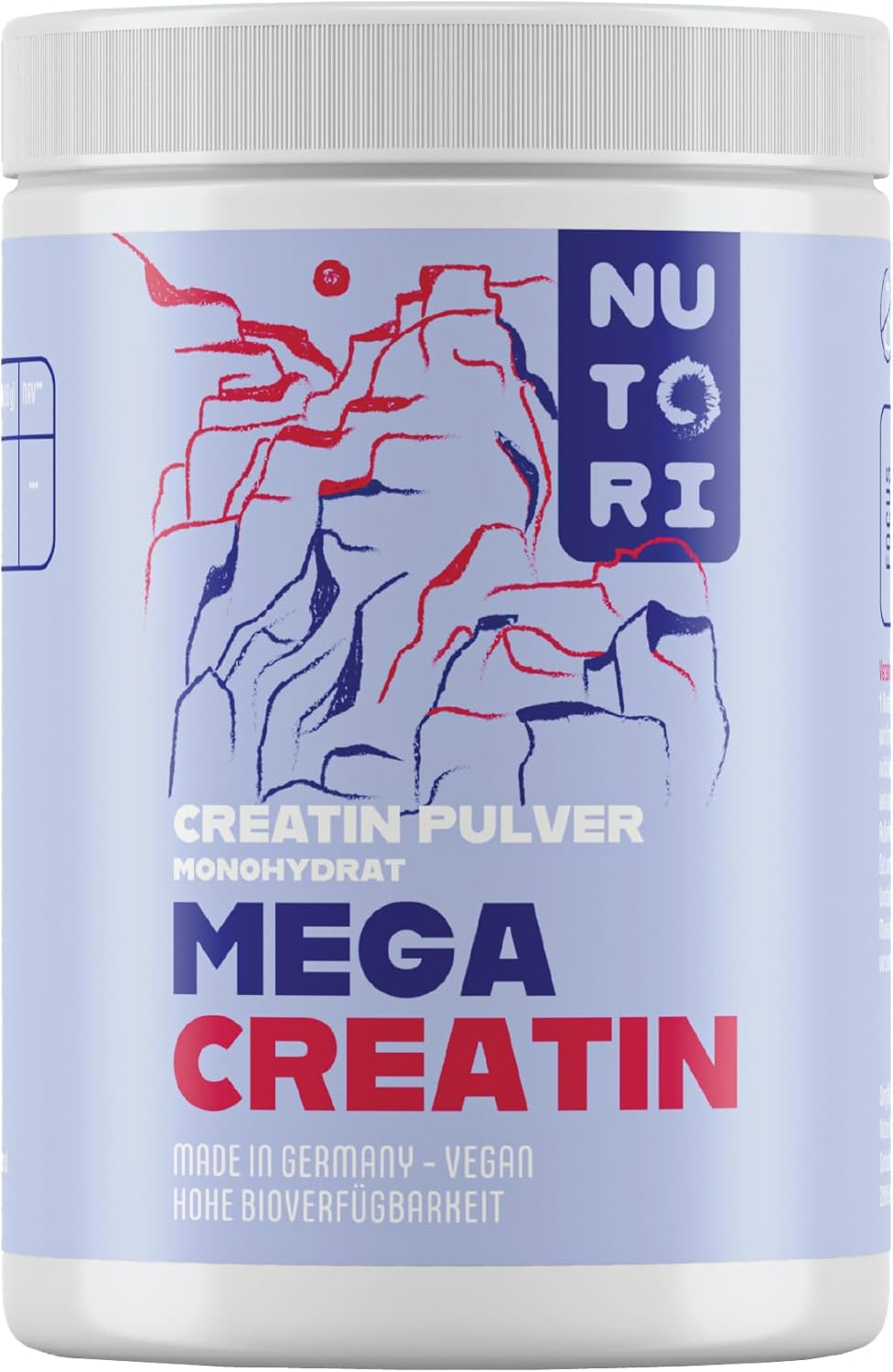 NUTORI - Kreatin Monohydrat Pulver zur körperlichen Leistungssteigerung ...