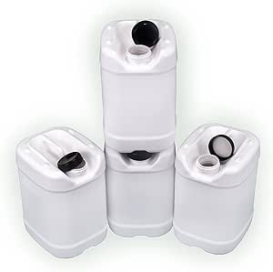 Amazon.com: 2.5 Gallon Samson Stackers, White, 4 Pack (10 Gallons ...