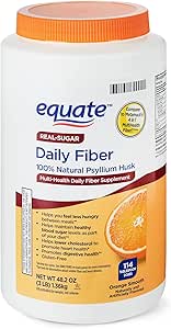 Equate Orange Flavor Fiber Therapy Fiber Laxative/Fiber Supplement, 48. ...