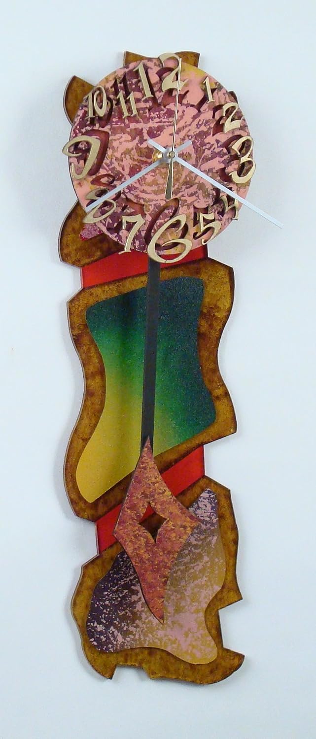 Amazon.com: David Scherer Time 11 Hand Crafted Wall Clock : Home & Kitchen
