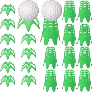 Amazon.com : POWDAPTE 20Pcs Plastic Golf Simulator Tees for Home, Home ...