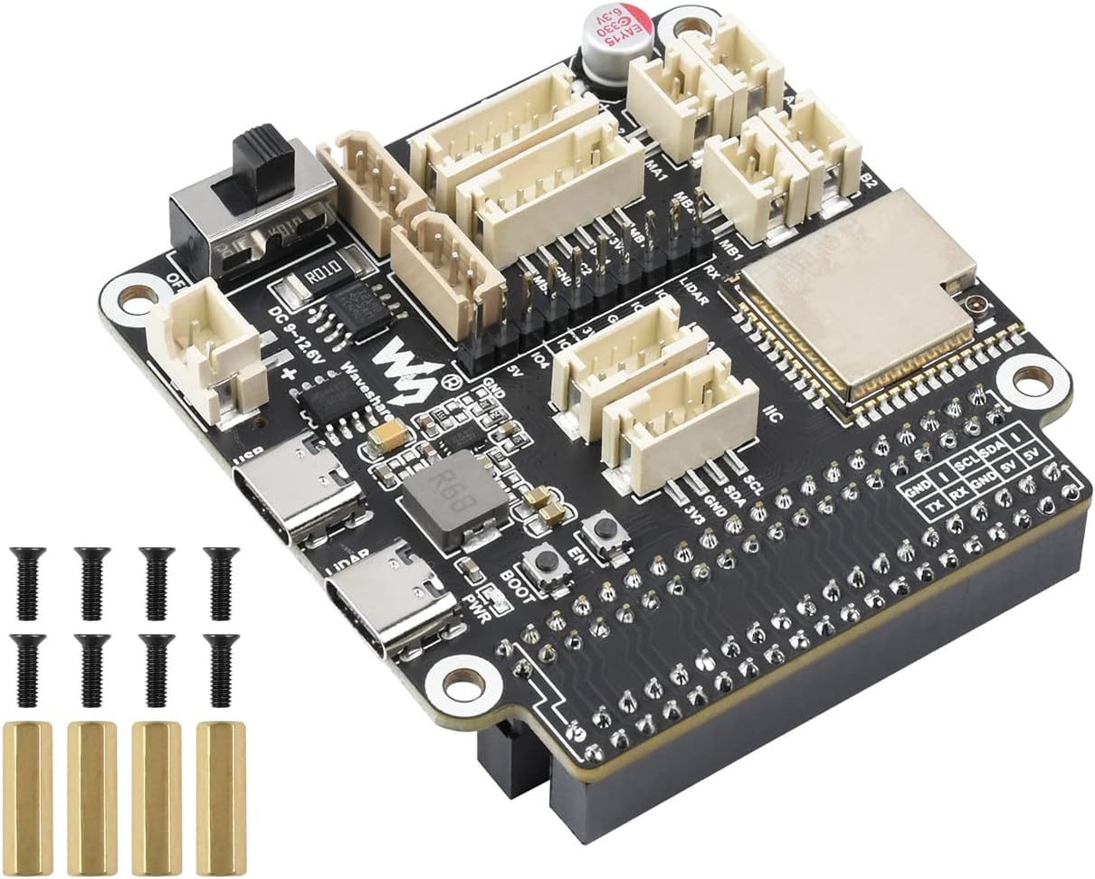 Amazon.com: Waveshare General Driver Board for Robots, Based on ESP32, Rich Peripheral ...