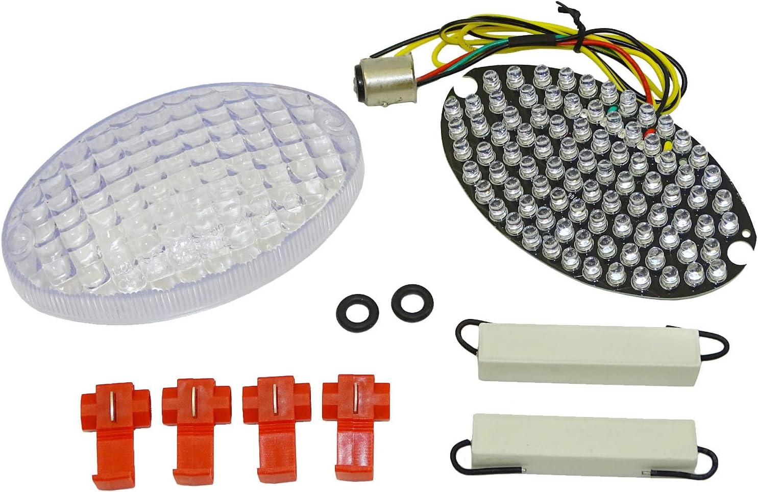 Amazon.com: Motorcycle E-Marked LED Integrated Blinker Taillight Rear ...