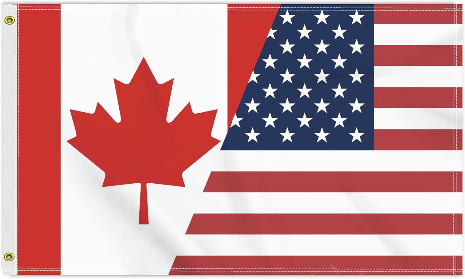 Amazon.com : 3×5 FT USA Canada Friendship Flag, Large 150D America ...