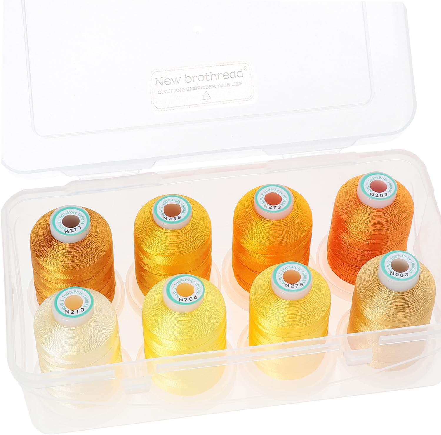 New brothread 40 Brother Colours Polyester Machine Embroidery Thread ...