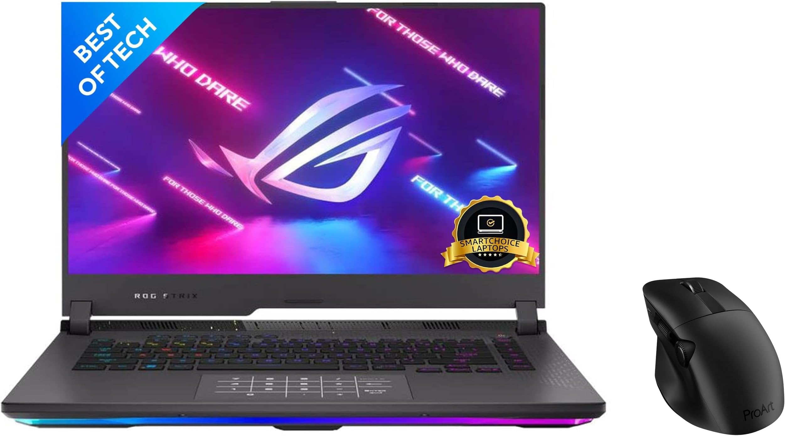 ASUS ROG Strix G15, AMD Ryzen 7 6800H, (Included - ROG Impact Mouse ...