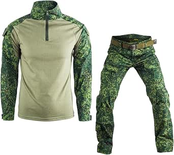 Amazon.com: USTZFTBCL Military Uniform Russian Army Camo Tactical Men ...