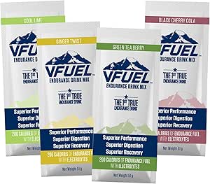 Amazon.com : VFuel Endurance Drink Mix (Variety Pack 24 Serving ...