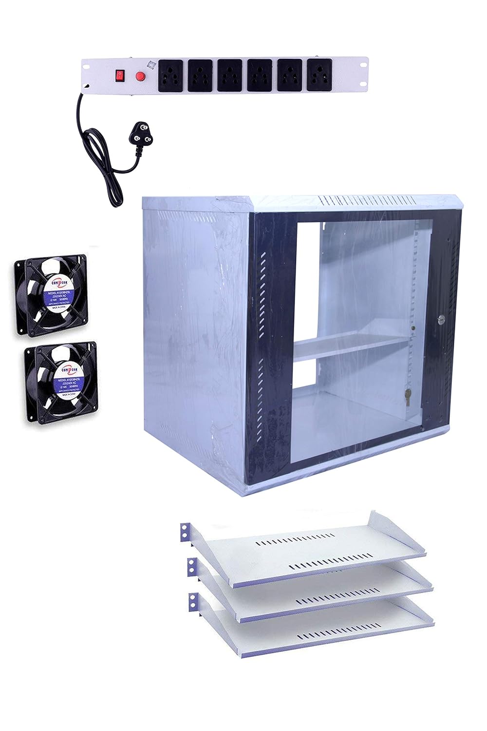 Buy Server Rack 12U CCTV/DVR/NVR Cabinet Box/DVR Rack Wall Mount with ...