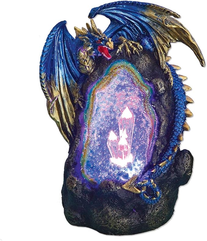 Amazon.com: Bits and Pieces - Mystical Dragon LED Crystal Light-up ...