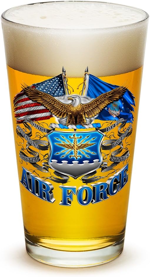 Amazon.com | USAF Air Force United States Air Force - Double Flag Air ...