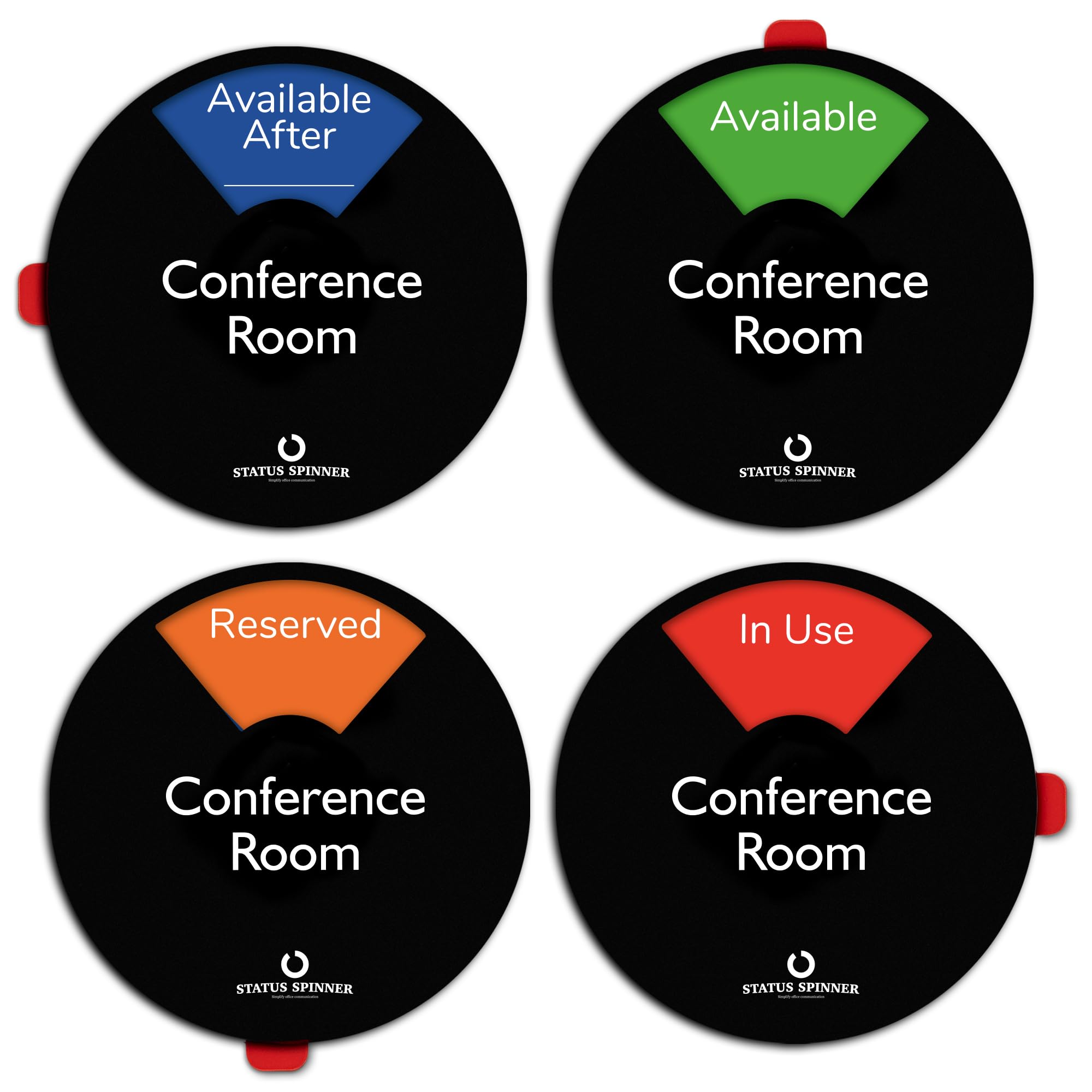 Snapklik.com : Office Door Sign,4 status-In Use, Available, Reserved ...