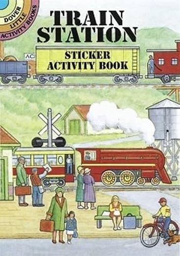 Train Station Sticker Activity Book (Dover Little Activity Books ...