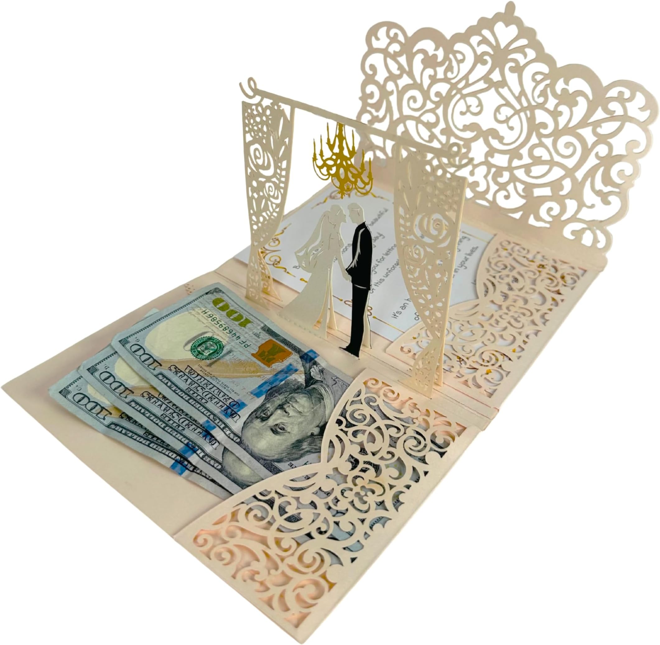 Amazon.com : EDSG Wedding Card Personalized Mr and Mrs Gifts Wooden ...