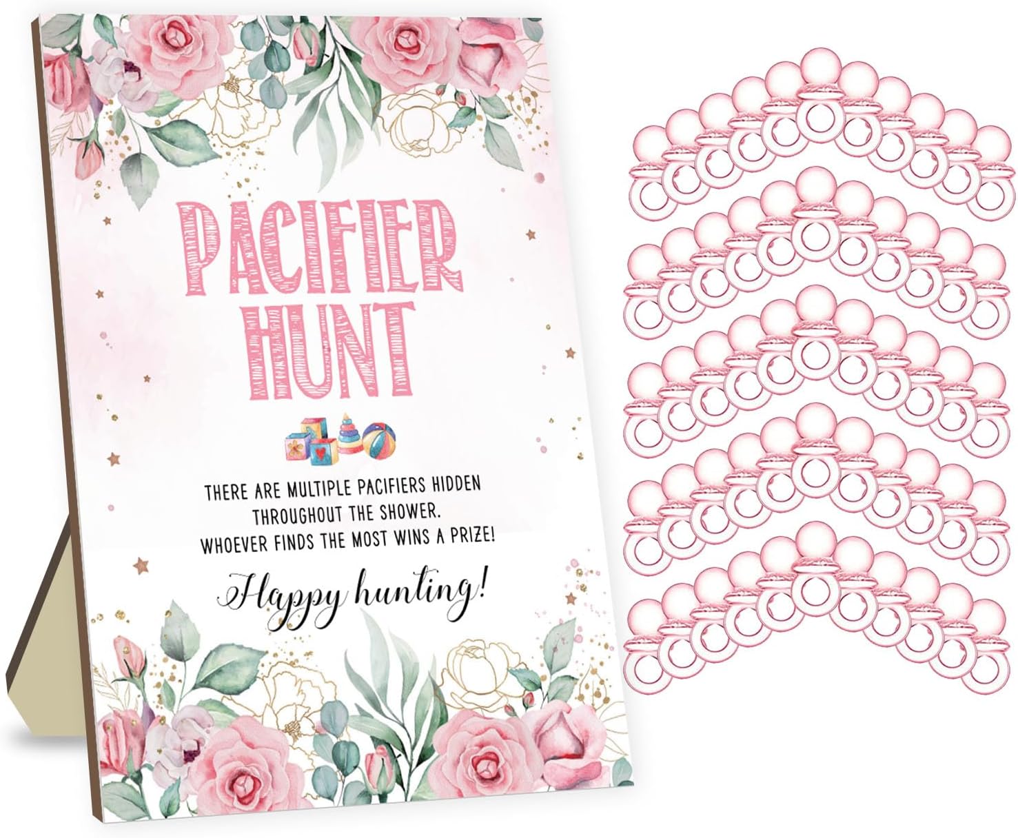 Amazon.com: Baby Pacifier Hunt Game, Baby Shower Games Set, Baby ...