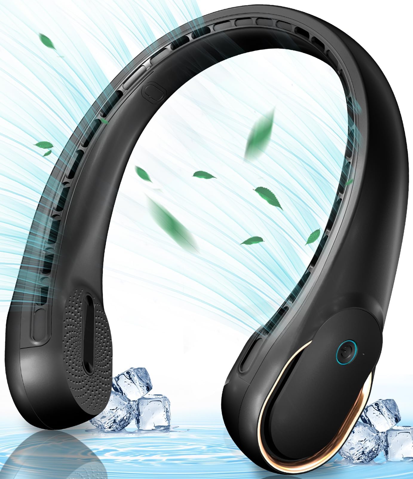 Amazon.com: Vaneless hanging neck fan, wearable cooling fan with 360 ...