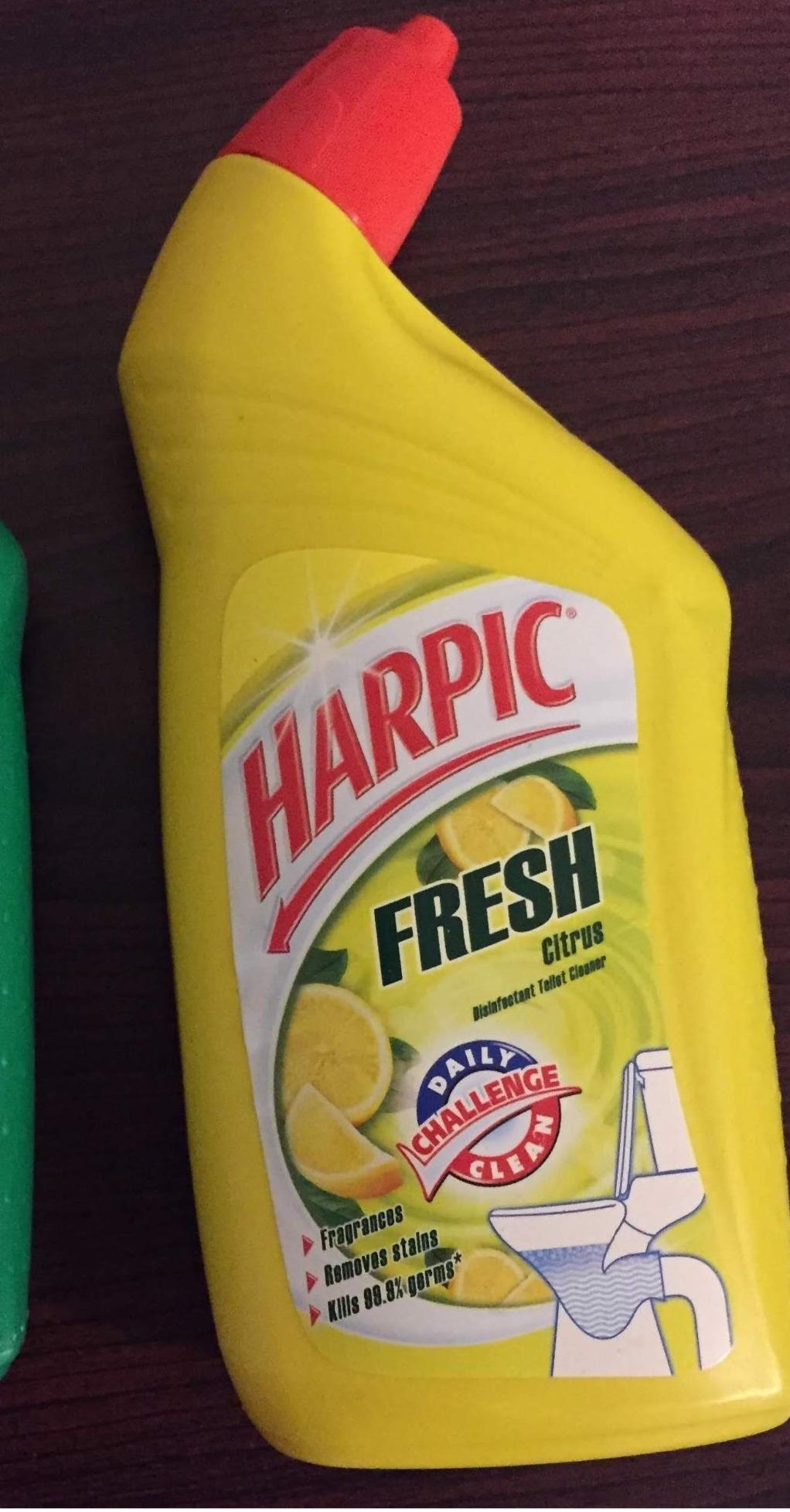 Harpic Fresh Disinfectant Toilet Cleaner Liquid, Citrus - 500 ml ...