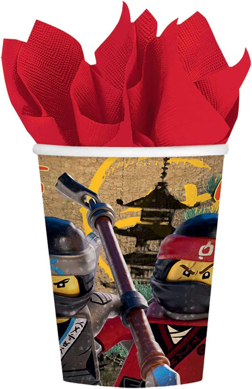 Amazon.com: Lego Ninjago FSC Paper Cups (8pk - 200ml) : Toys & Games