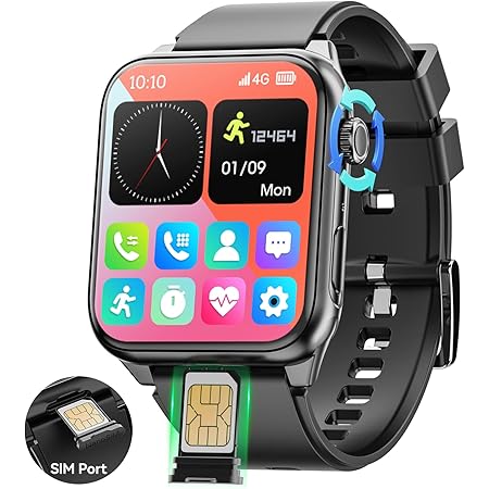 Amazon.com: Refly 4G Smart Watch 2.86 Inch Screen Android 7.1 3GB+32GB ...