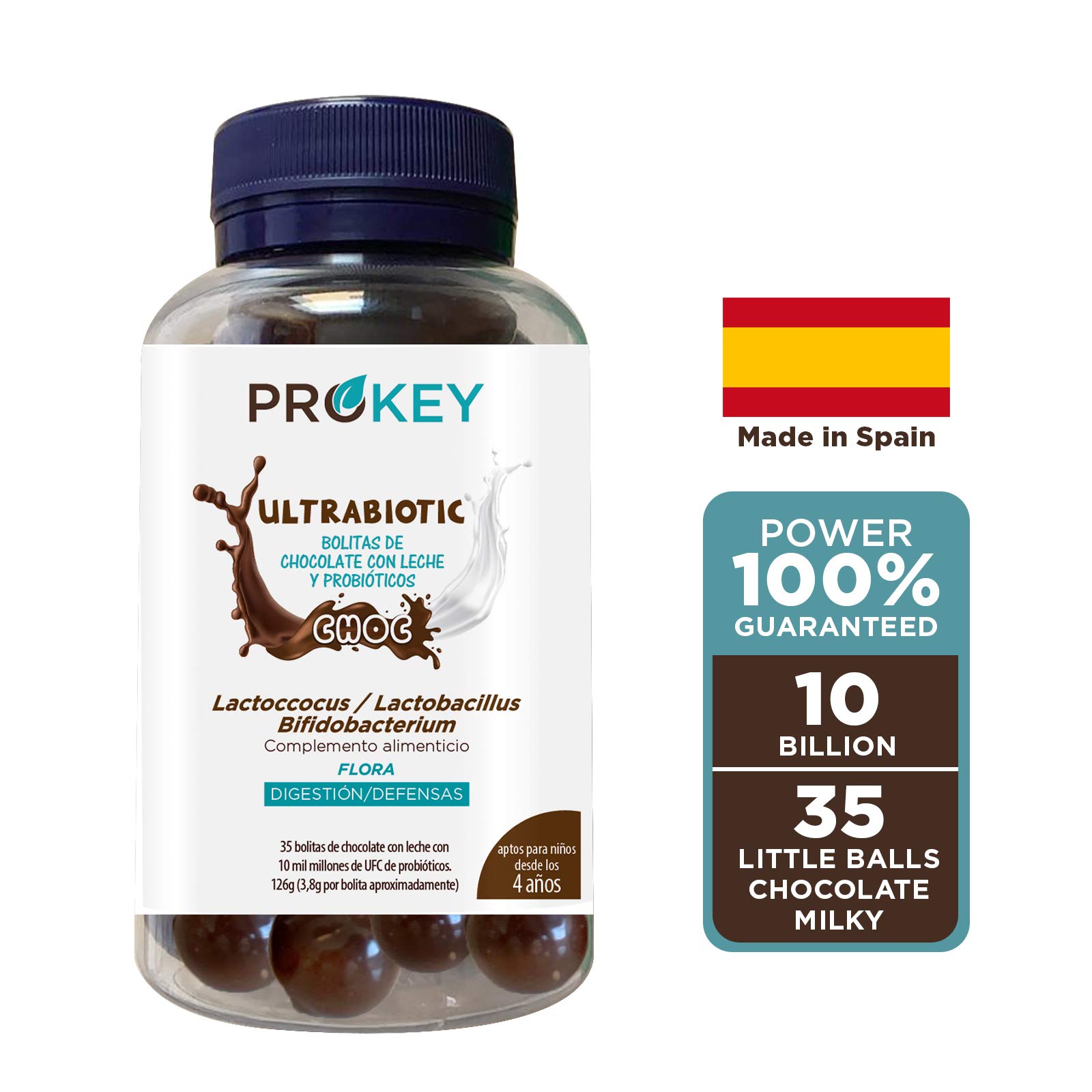 Buy Probiotics Kids and Adults, Ultrabiotic Choc. Milk Chocolate Ball ...