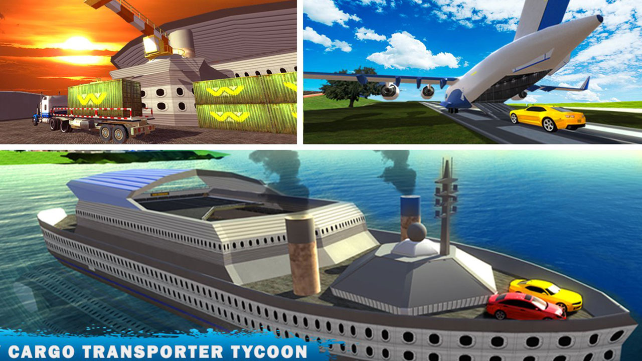 City Cargo Transporter Tycoon Ship Simulator 3D: Real Euro Transporter ...