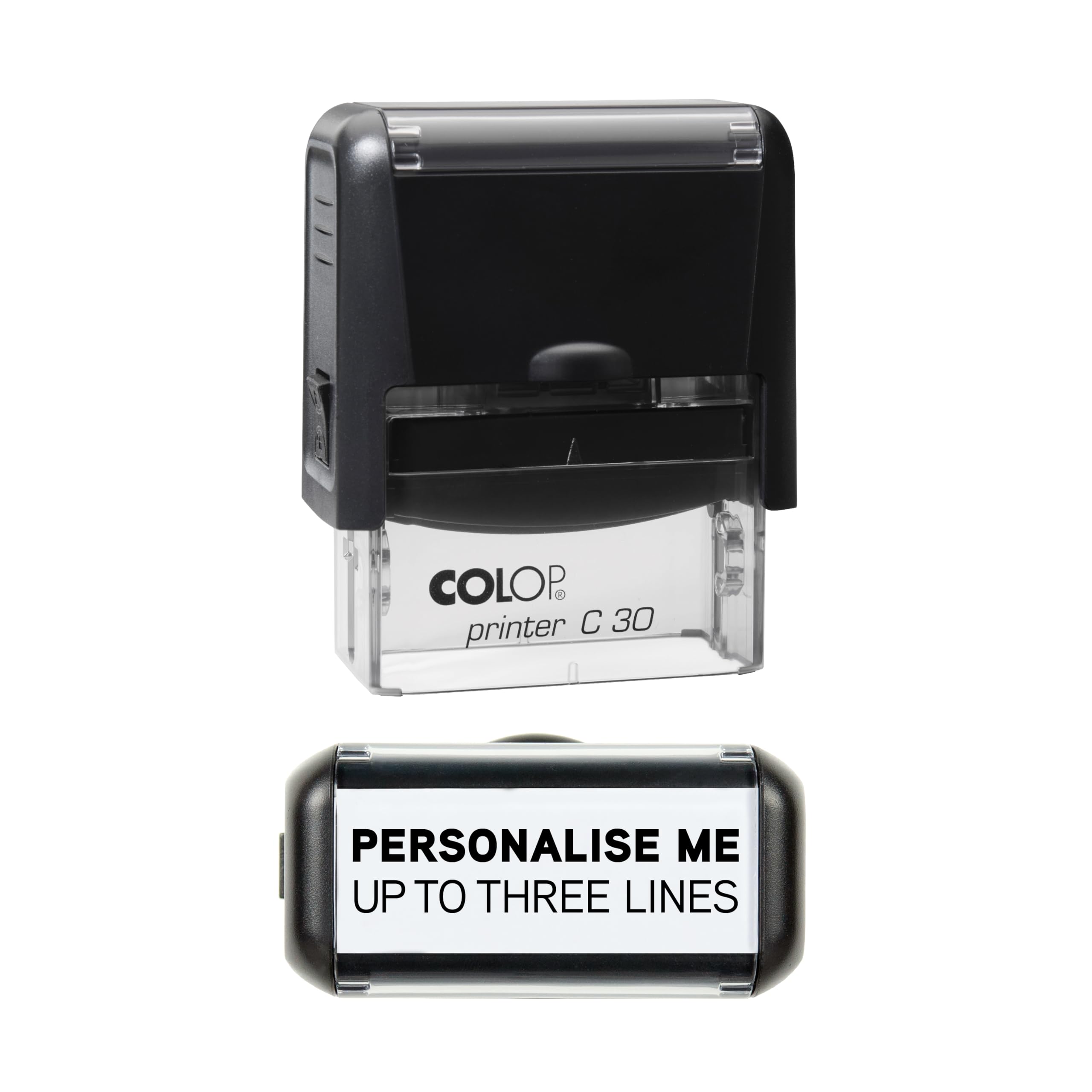 Personalised Custom Made Self-Inking Business Company Address Rubber ...