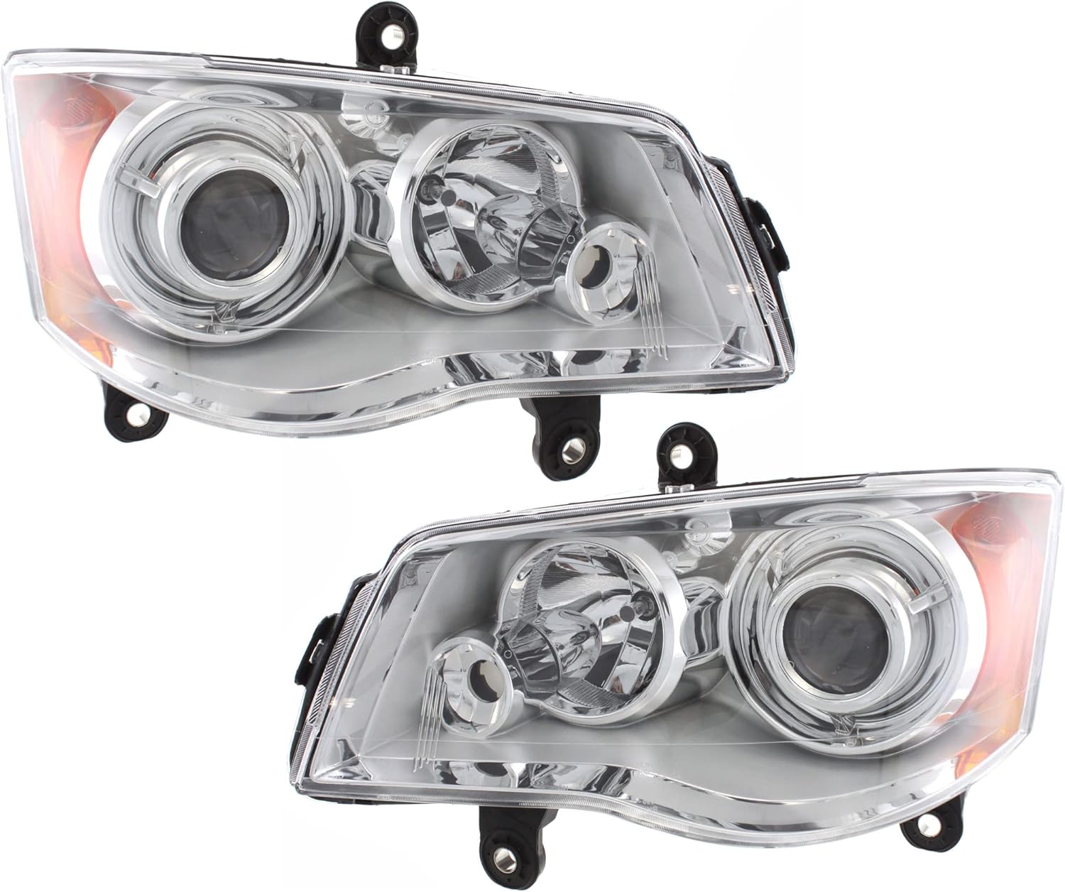 Amazon.com: Garage-Pro Headlight SET Compatible with Chrysler Town ...