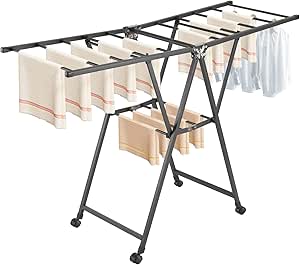 Amazon.com: Portable Clothes Drying Rack, Lightweight Drying Rack ...