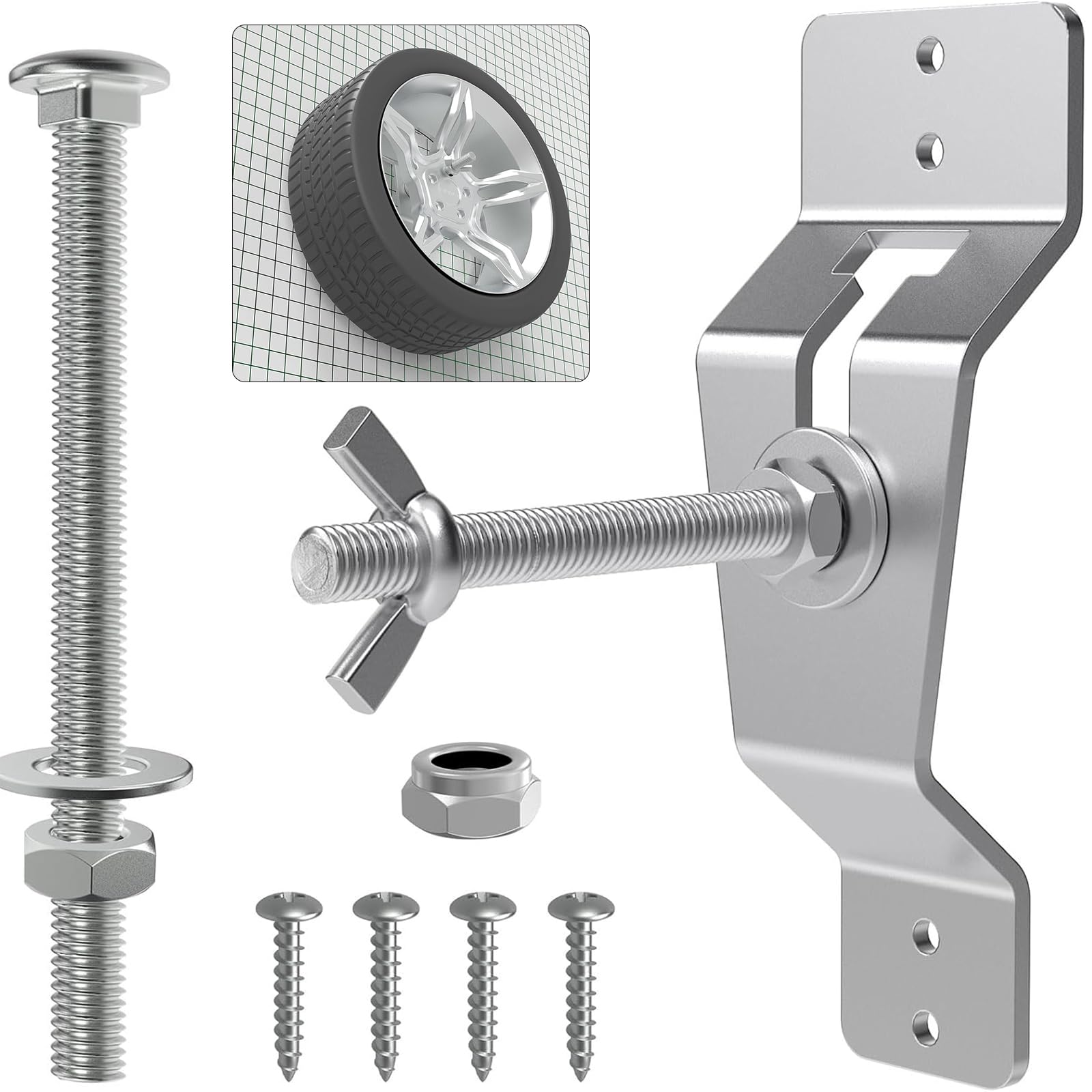 Snapklik.com : Arilaca Trailer Spare Tire Mount For Utility Trailer ...