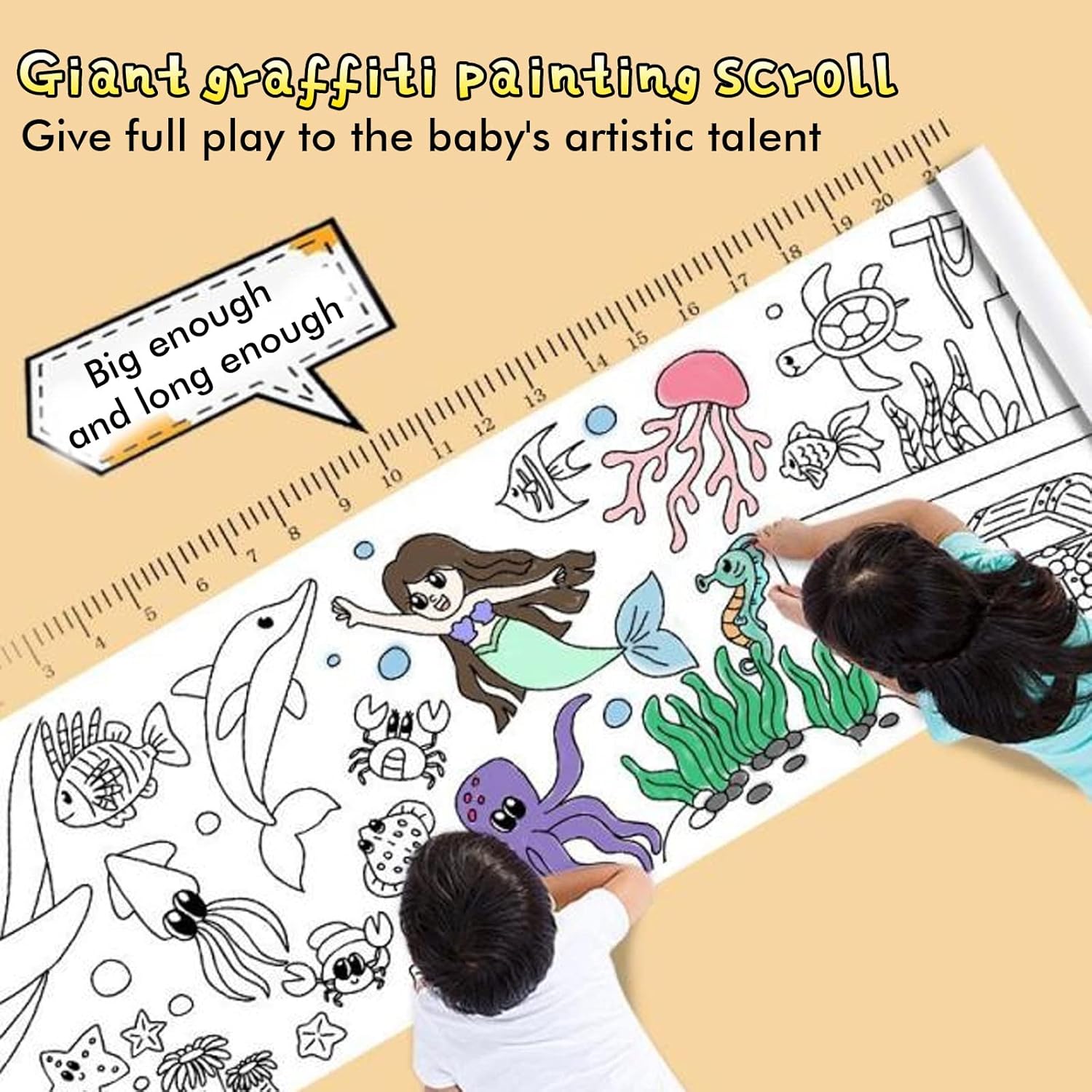 Rollo de papel de dibujo para niños rollo de papel para colorear papel ...