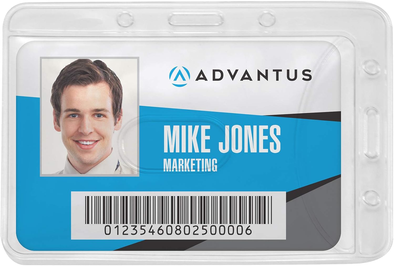 Amazon.com : Advantus Horizontal/Vertical Badge Holders, 50/PK (97002 ...