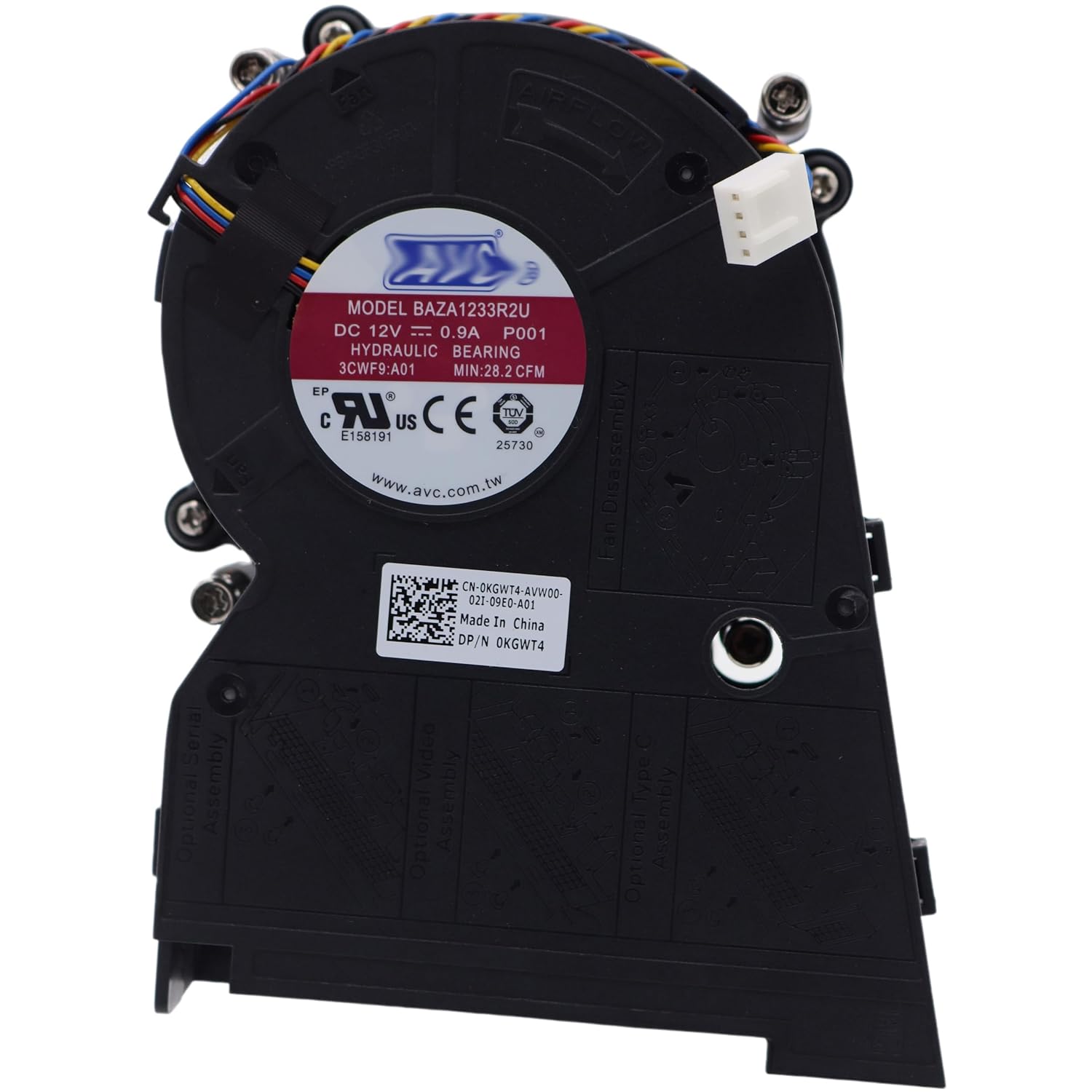 Amazon.com: 65W CPU Cooling Heatsink Fan KGWT4 0KGWT4 Replacement for ...