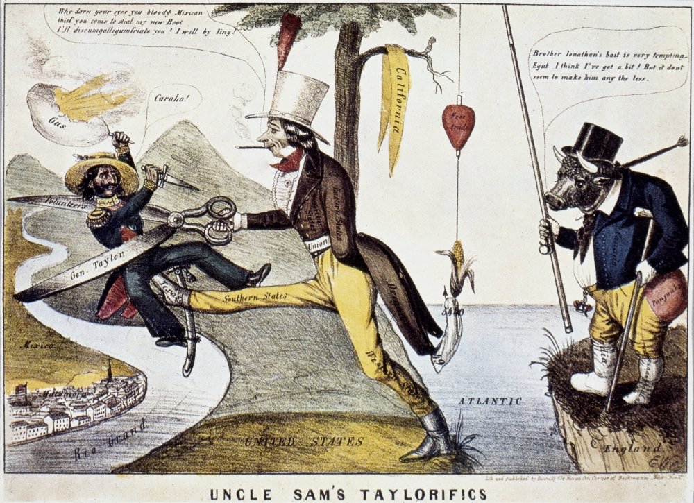 Mexican War Political Cartoon