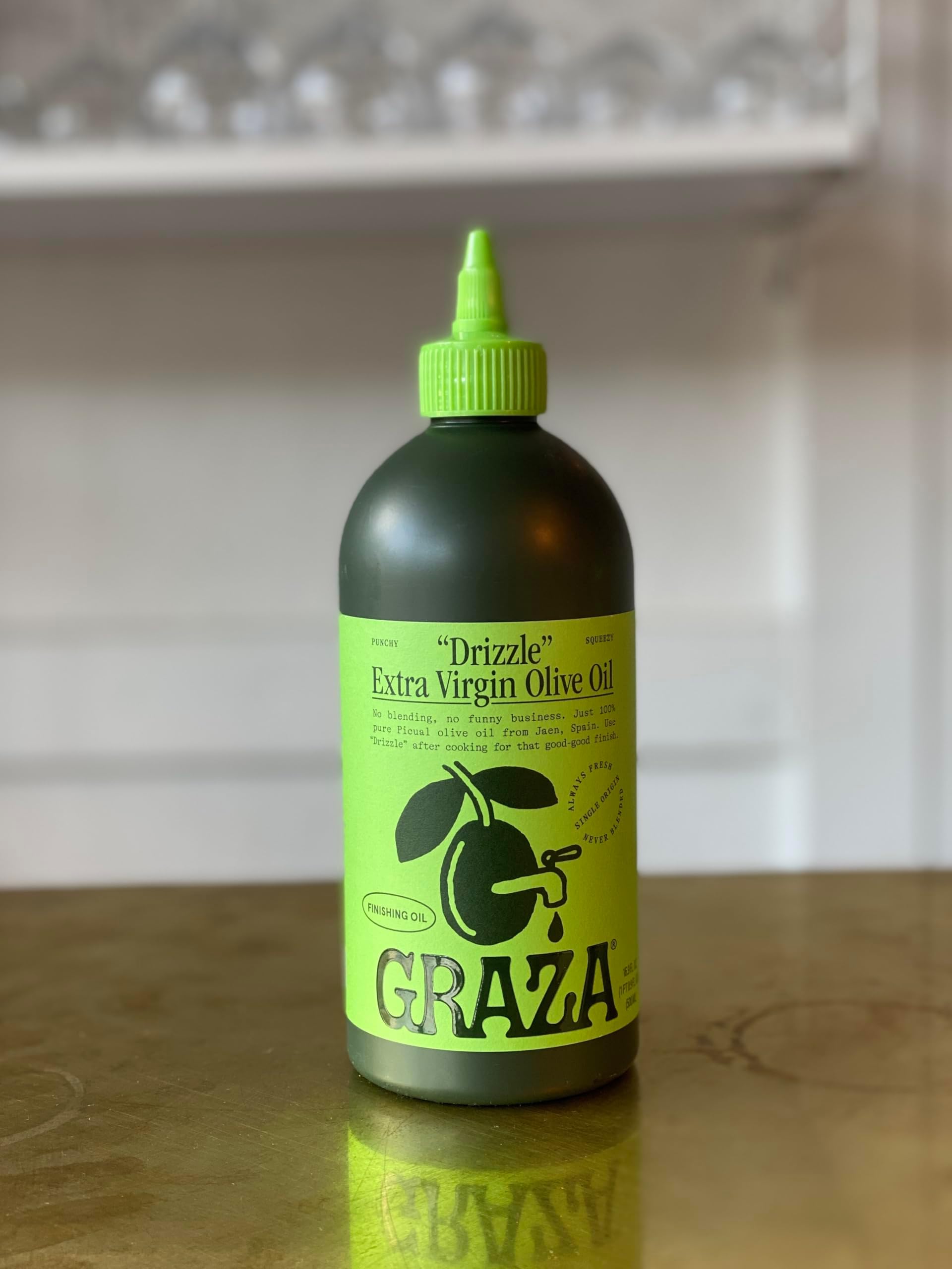 Amazon.com : Graza Drizzle Extra Virgin Olive Oil, 500 Ml, 16.9 Fluid ...