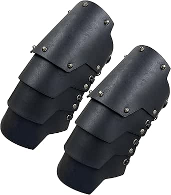 Amazon.com: HOEACXY Arm Guards Medieval Bracers for Men Knight Viking ...
