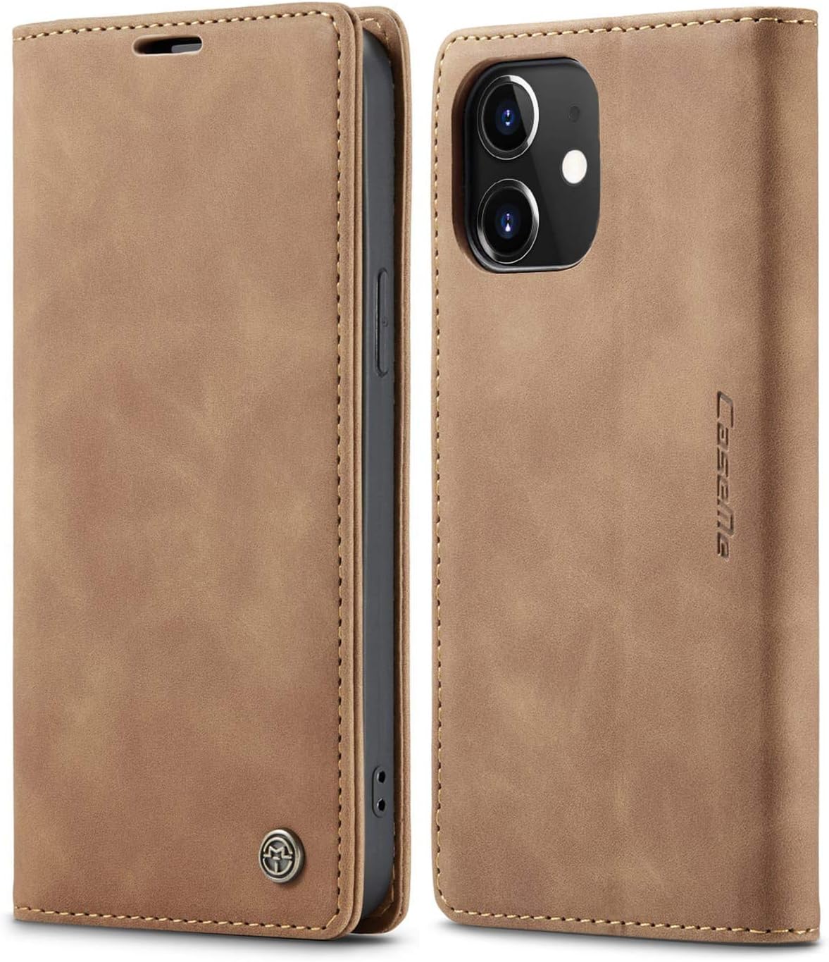 Amazon.com: SINIANL Leather Case Compatible with iPhone 12 Case Wallet ...
