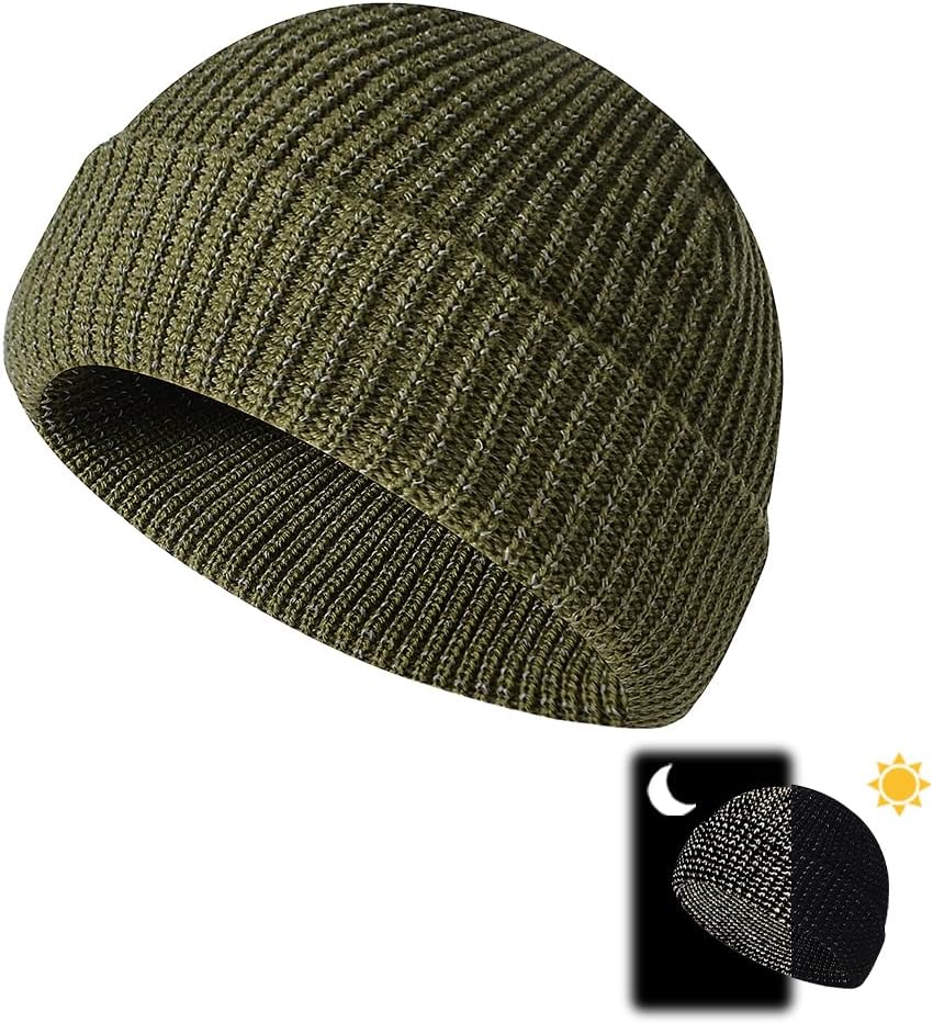 Reflective Beanie, 2025 New Reflective Beanie Hat,Unisex Winter Warm ...