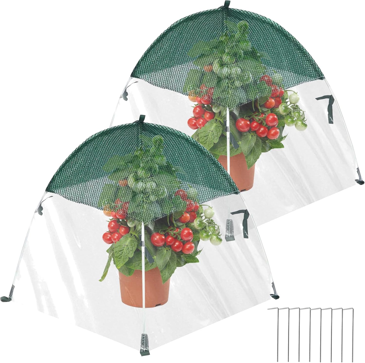 Amazon.com : Timisea 2 Pack Plant Freeze Protection Covers Winter Shrub ...