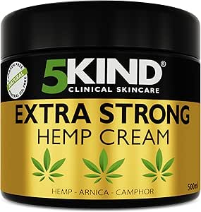 5kind Crème au chanvre ultra puissante 500ml - Huile de chanvre et ...