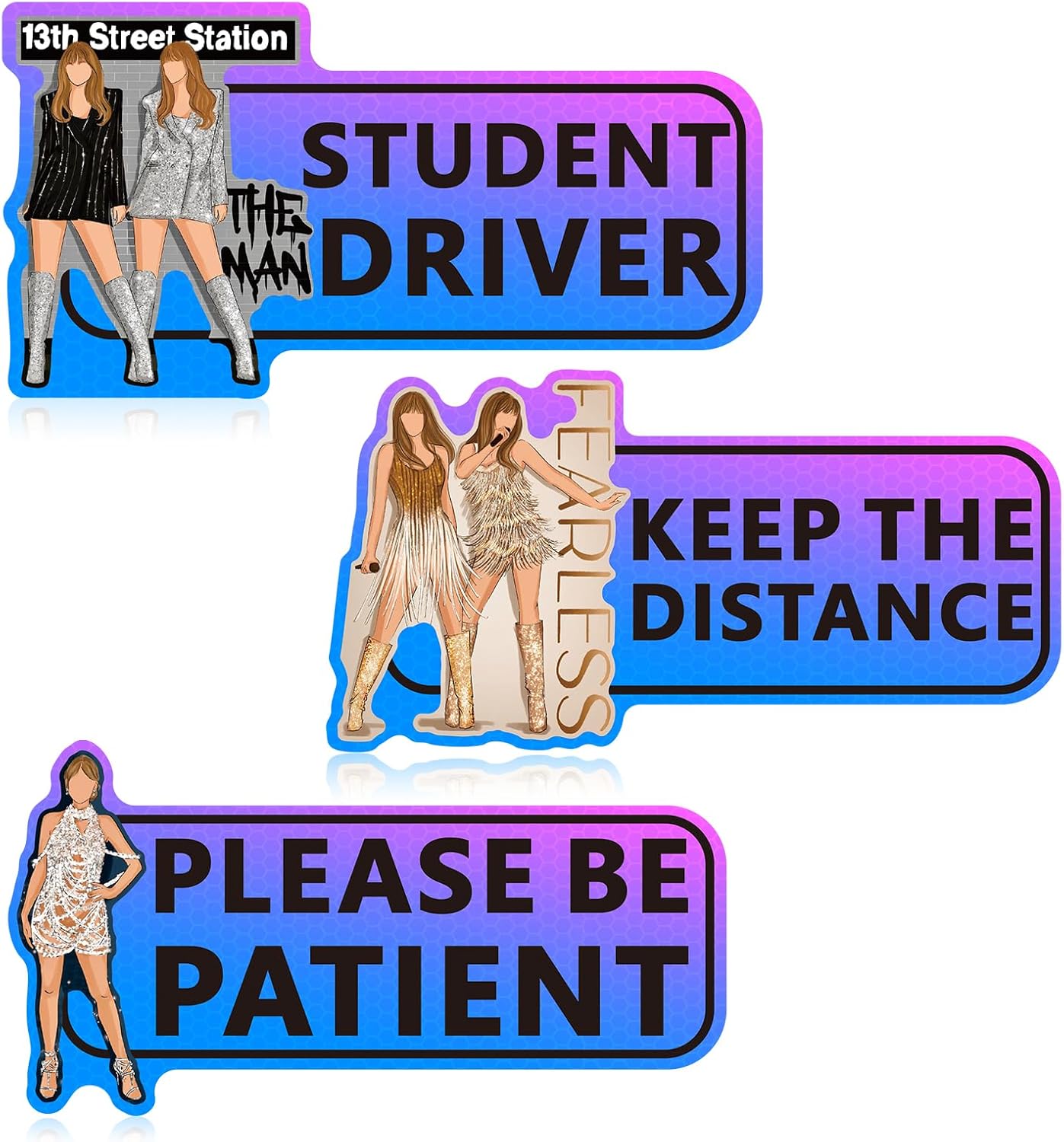Amazon.com: 3 Pcs Student Driver Magnets for Car, 9 Inch New Driver ...