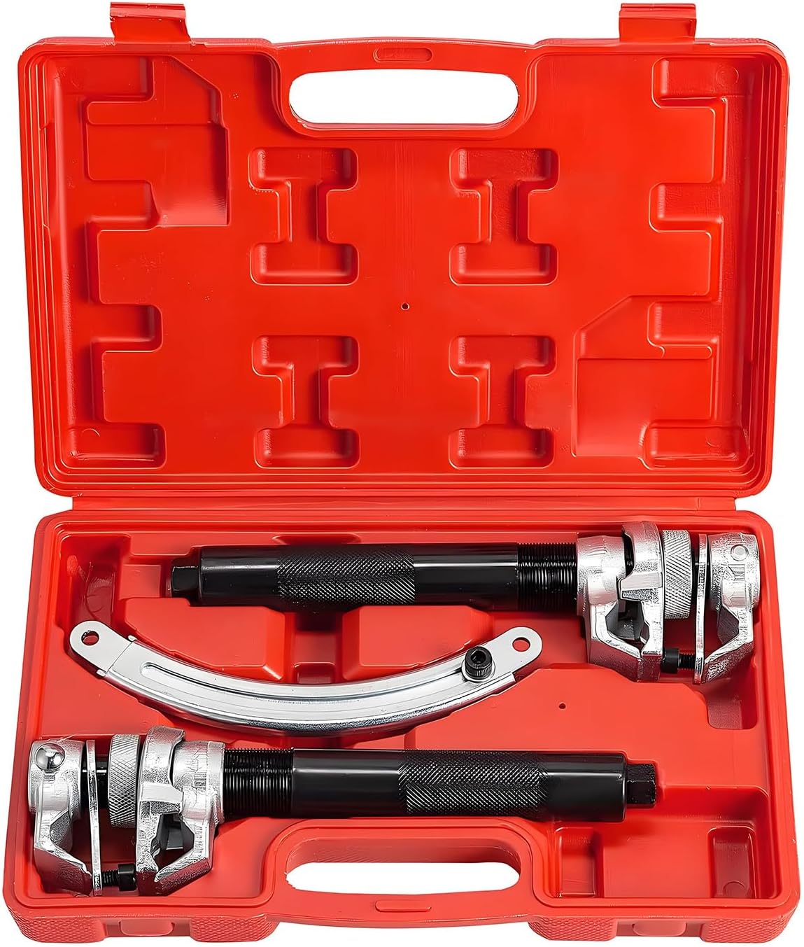 Holdfiturn Spring Compressor Kit, Heavy Duty Coil Spring Compression ...