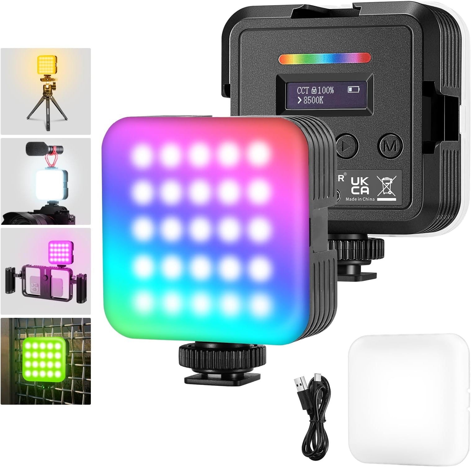 Neewer 176 LED Lumière Réglable 5600K sur Caméra avec Batterie 2200mAh ...