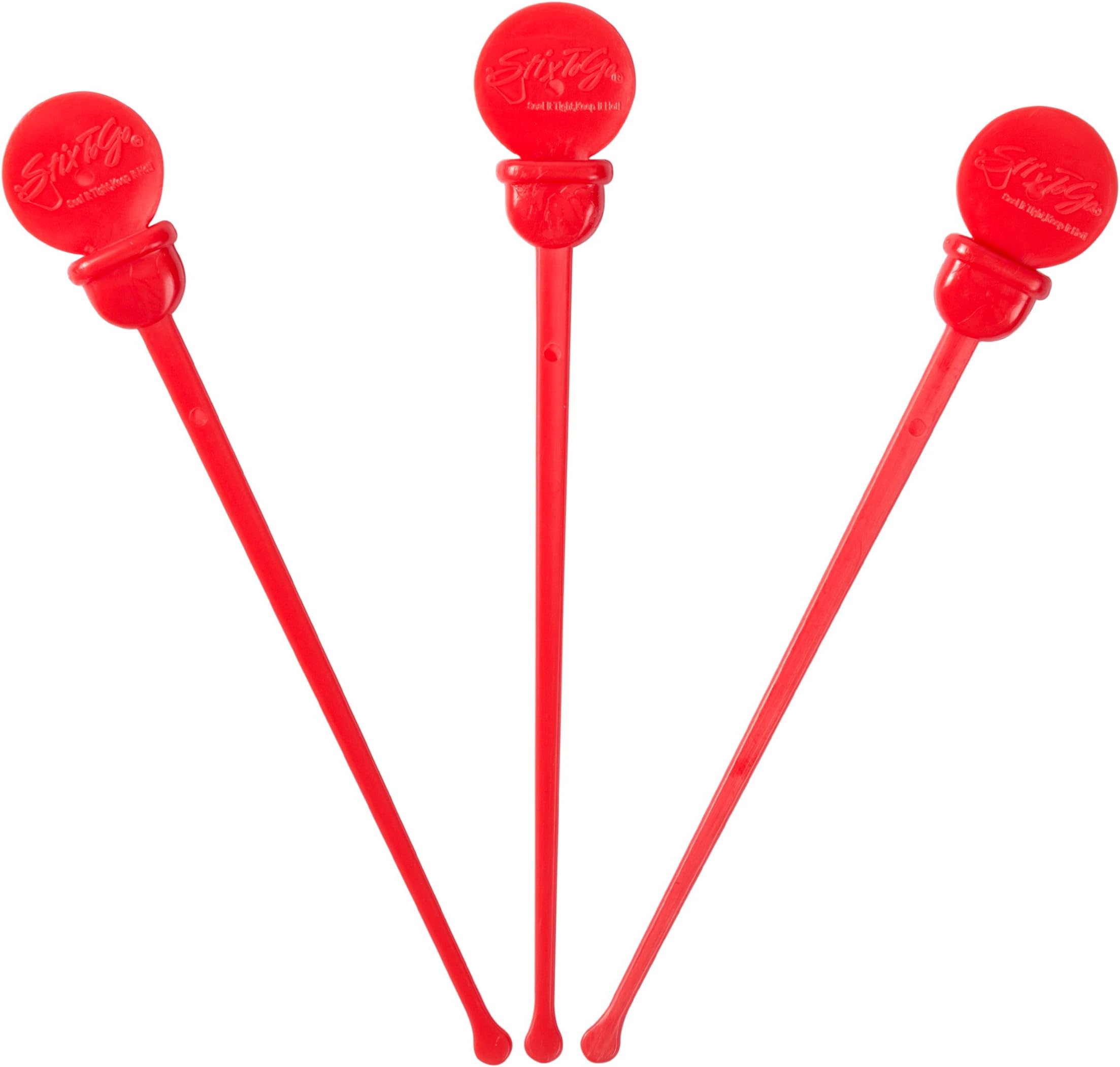 Amazon.com: StixToGo 4.75" Red Stir N Plug Beverage Plug Coffee ...