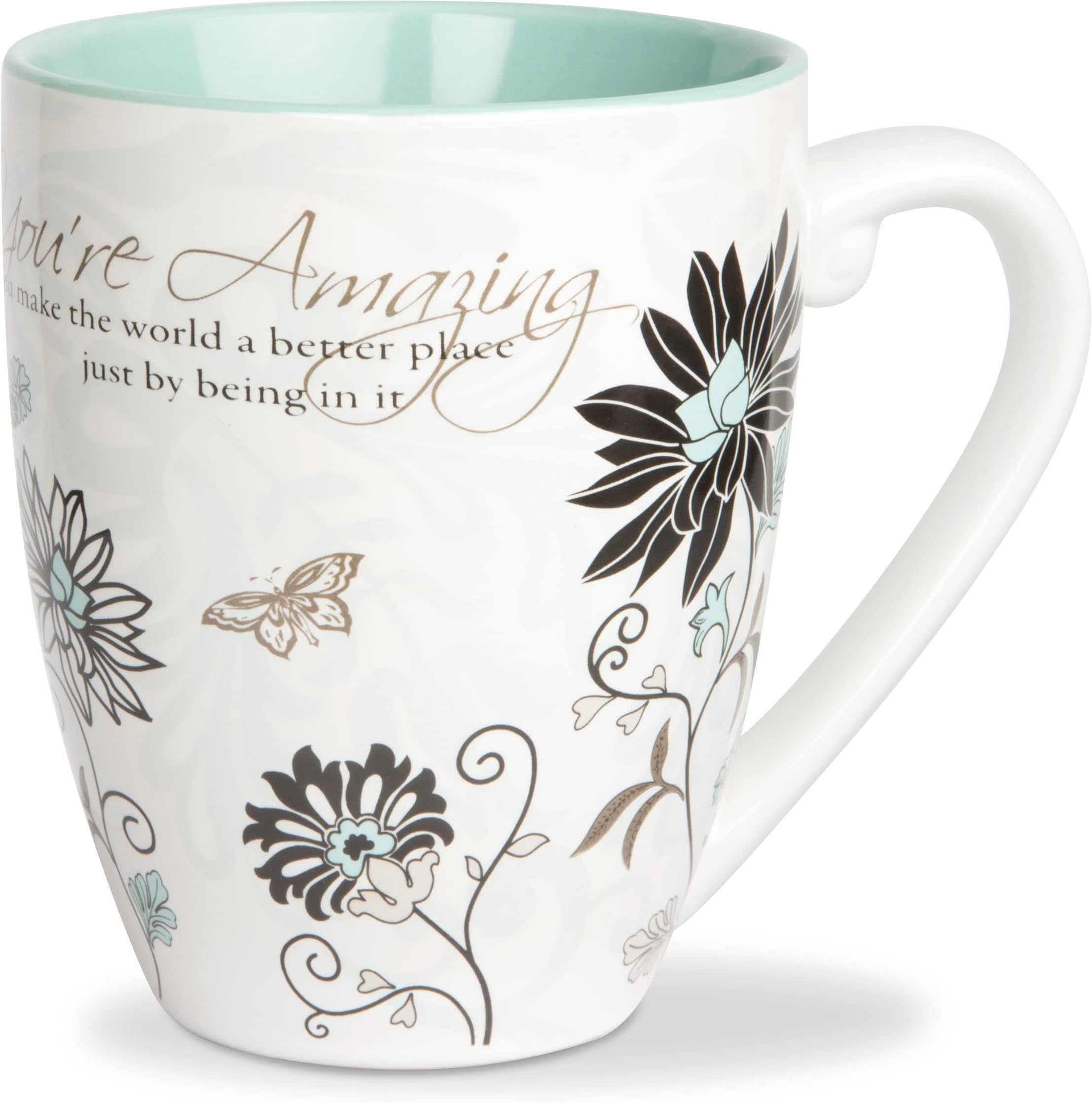 Amazon.com | Mark My Words "You're Amazing" Ceramic Mug, 20-Ounce ...