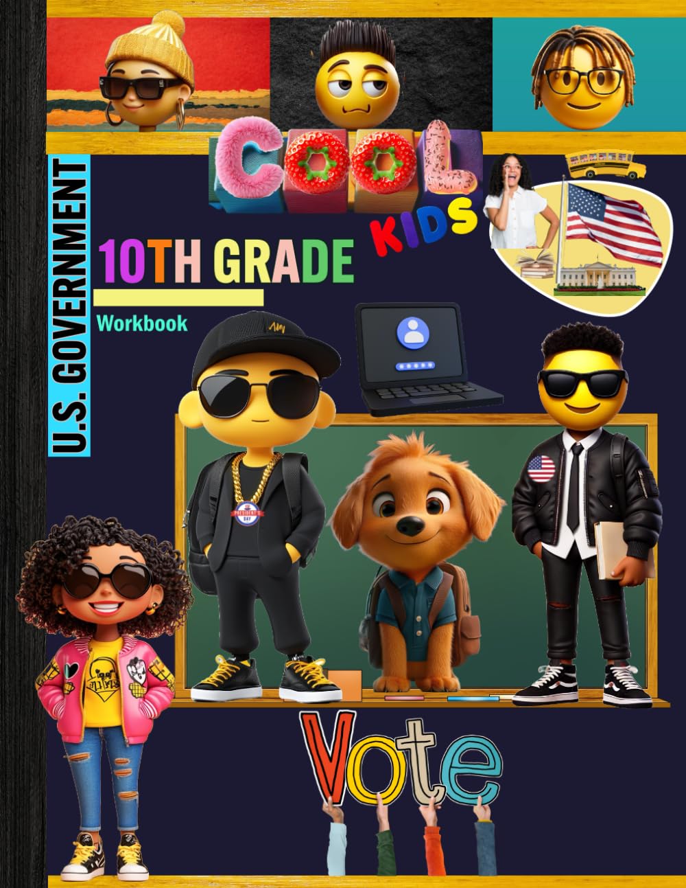 10th Grade US Government Workbook: United States of America Civics ...