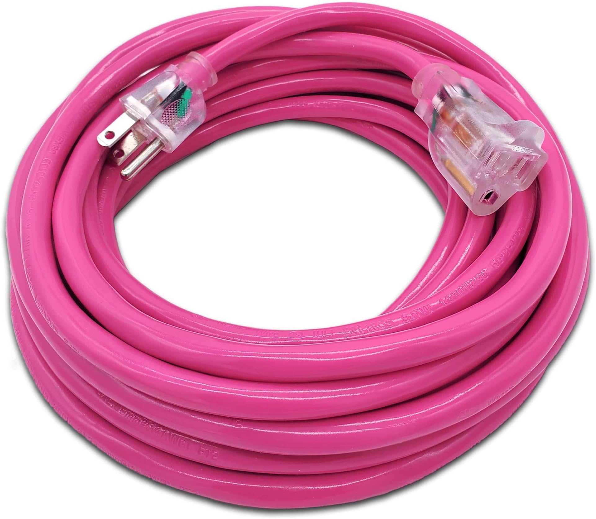 25 ft - 14 Gauge Heavy Duty Extension Cord - Lighted SJTW - Indoor ...