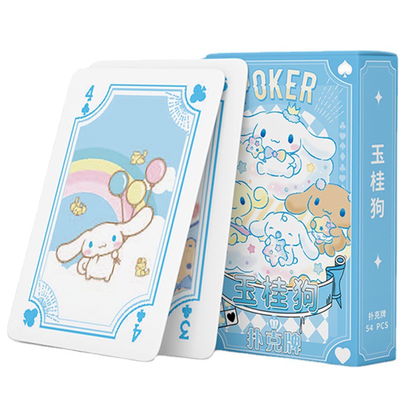 Amazon.com: Oxsioeih 54 Pcs Kawaii Playing Cards for Card Games Poker ...