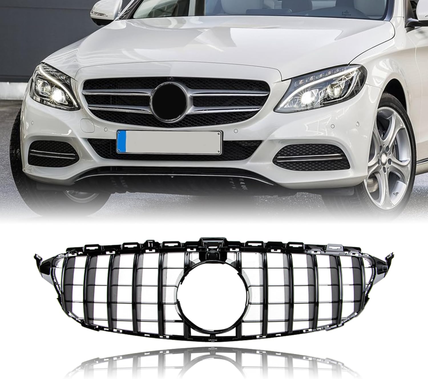 Amazon.com: Rolling Gears Front Grille Compatible with 2015-2018 ...