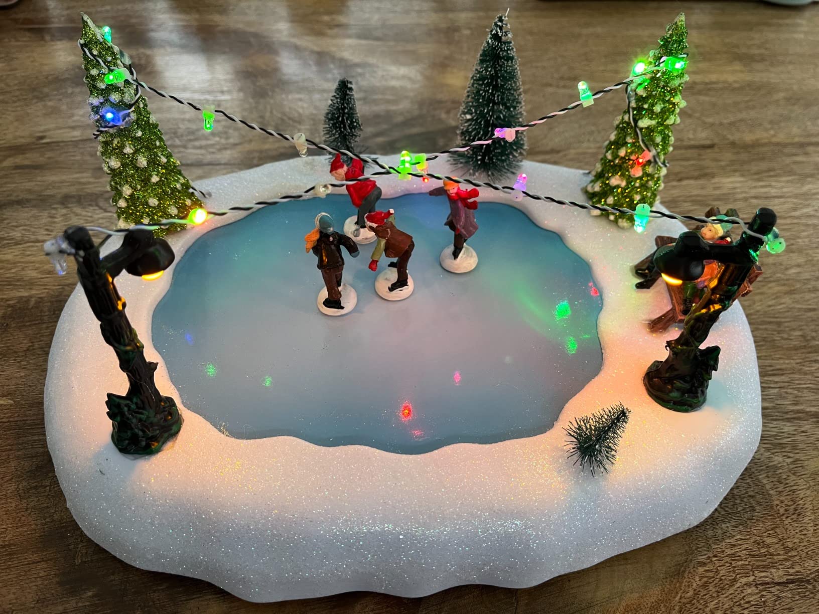 HomeZone Animated Christmas Carol Village Nativity Scene Christmas ...