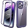 Amazon.com: BANLEA Compatible with iPhone 14 Pro Case, Built-in Screen Protector, with Camera ...
